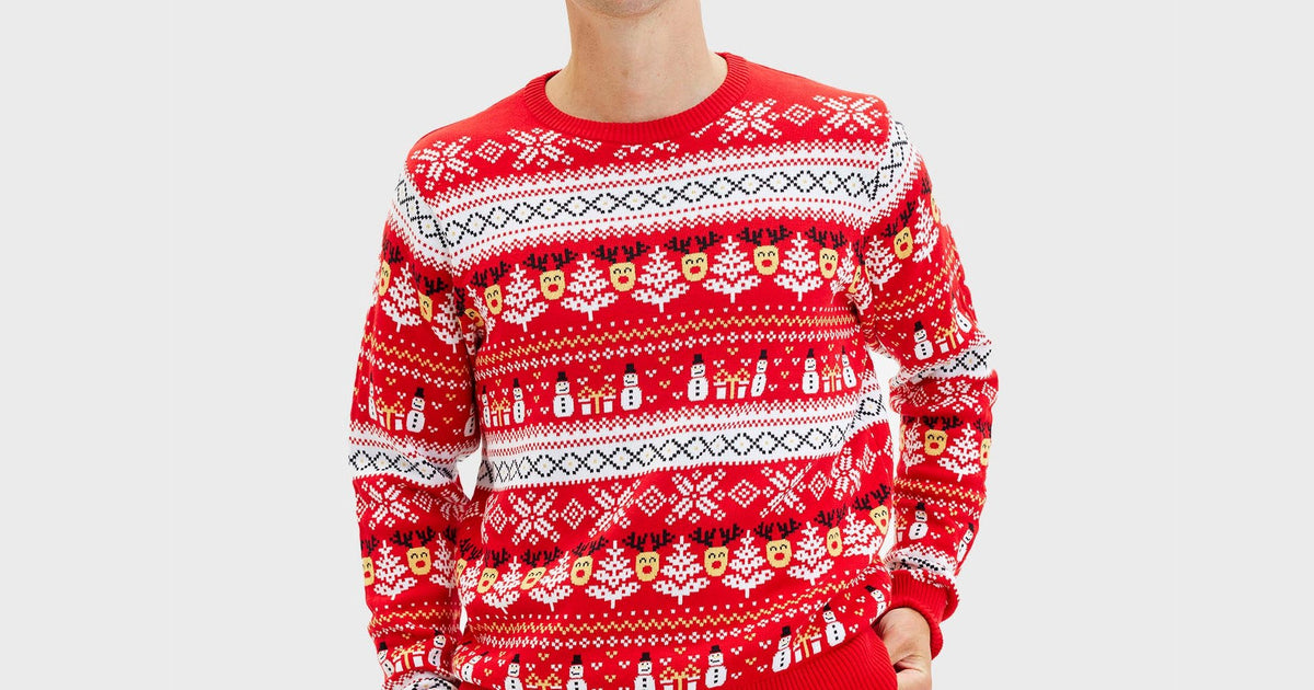 The Reinstyle Sweater Red | Jule-sweaters.dk