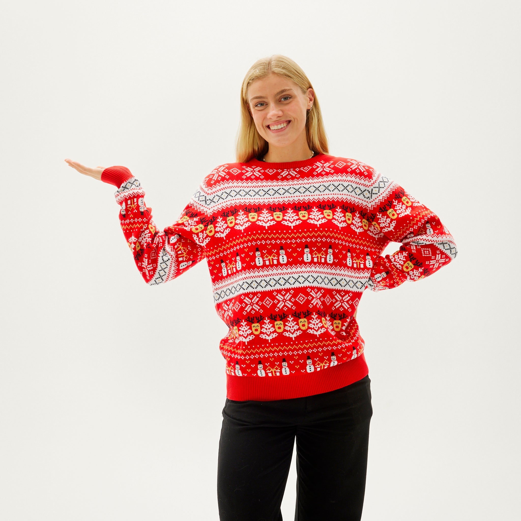 The Reinstyle Sweater Rød | Jule-sweaters.dk