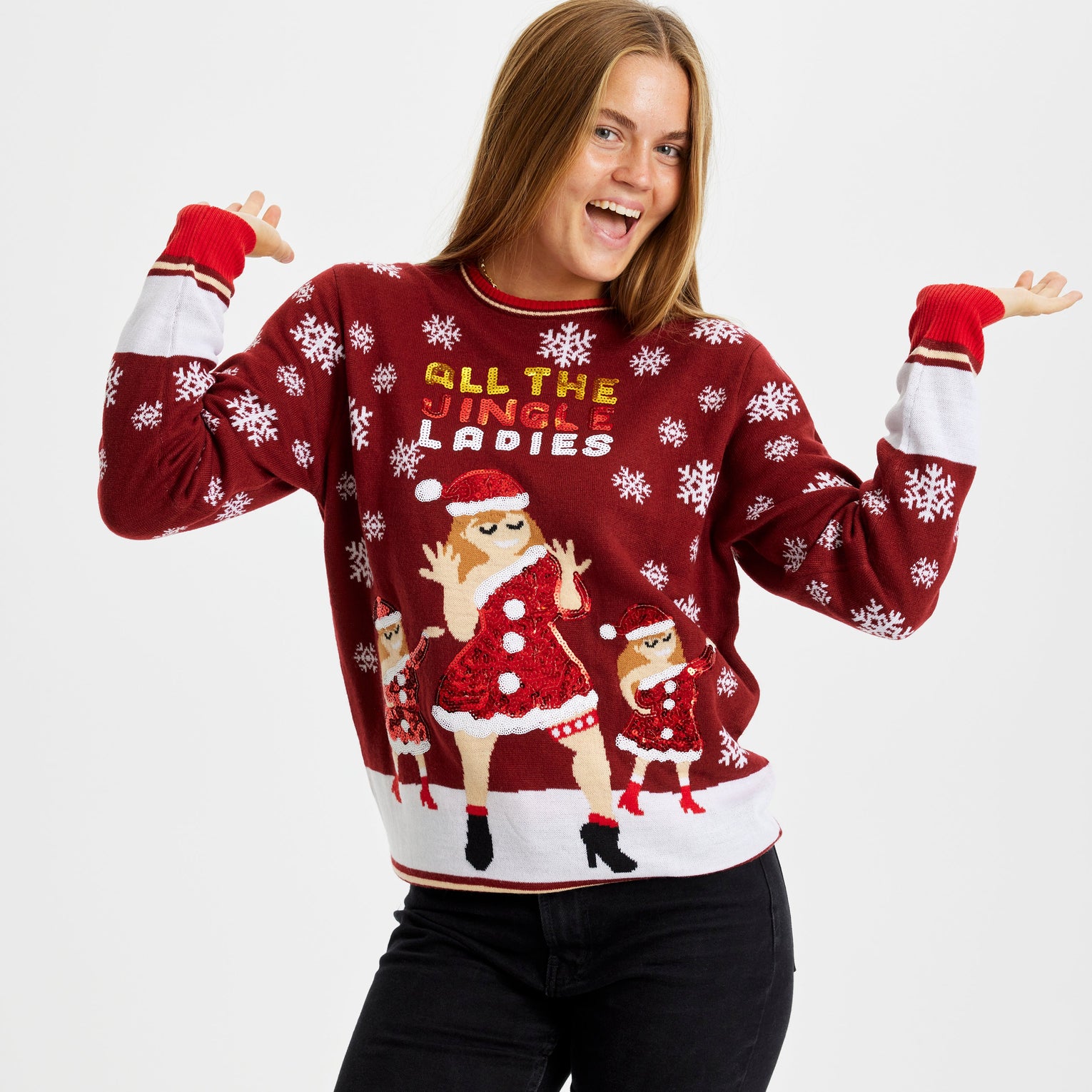 All My Jingle Ladies - Dame | Julesweater med attitude | Jule-Sweaters